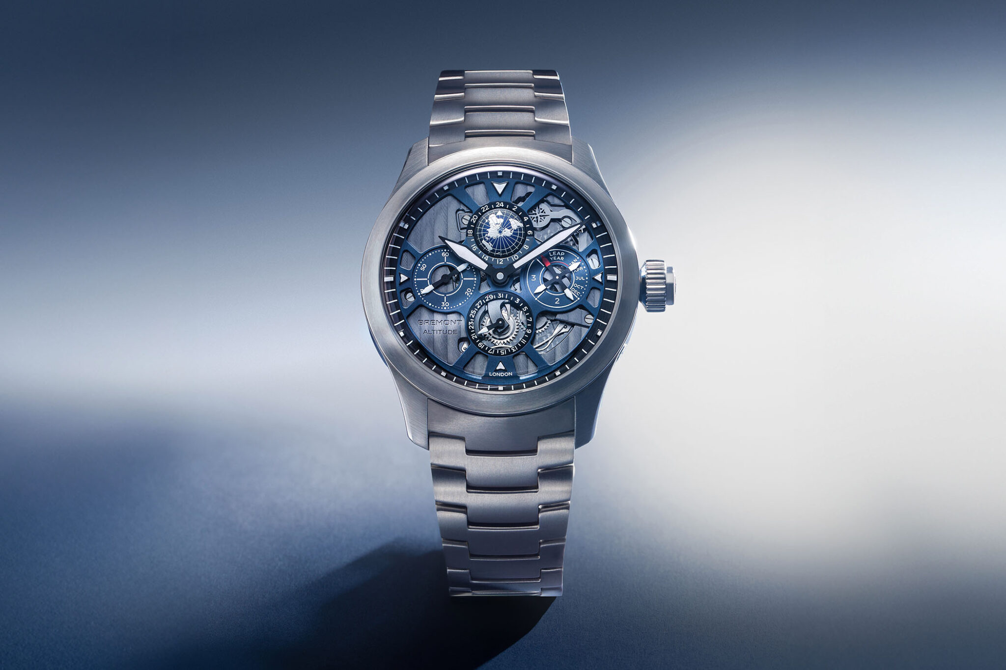 Introducing: The Bremont Altitude Perpetual Calendar GMT Mono-Pusher ...