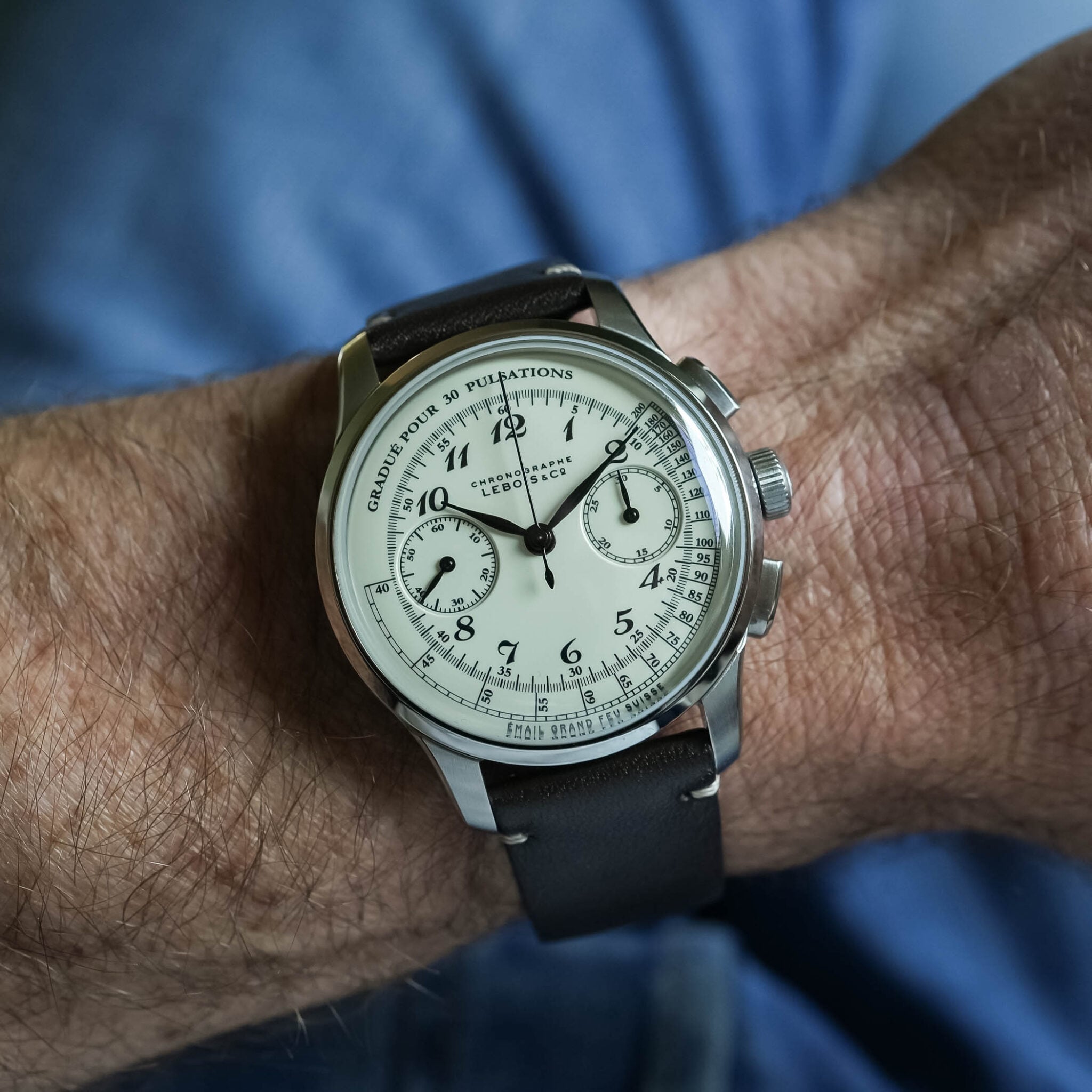 Hands-On: The Lebois & Co Heritage Chronograph Atelier “Coquille d’œuf”