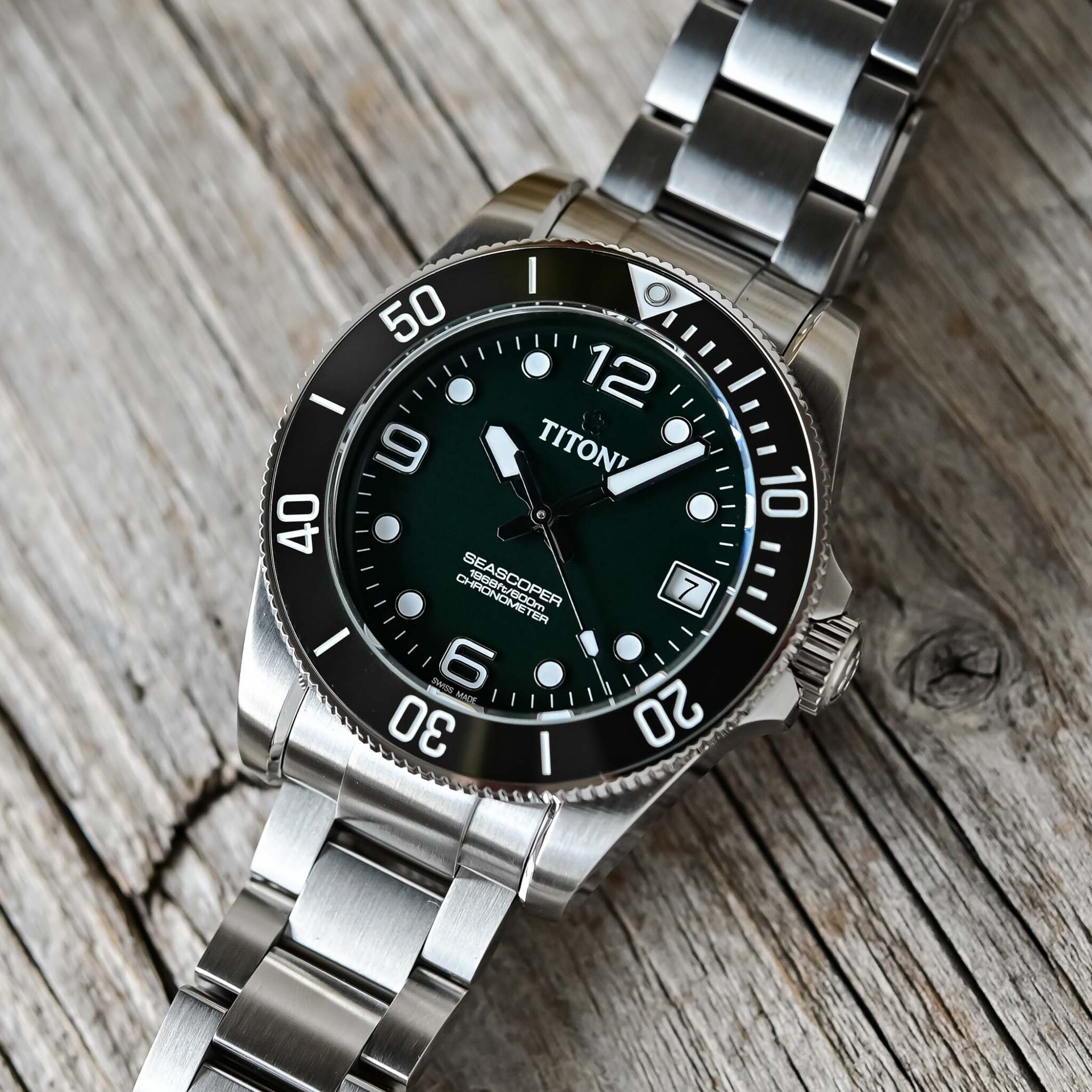 First Look: Titoni Updates its Robust Dive Watch, The Seascoper 600 COSC