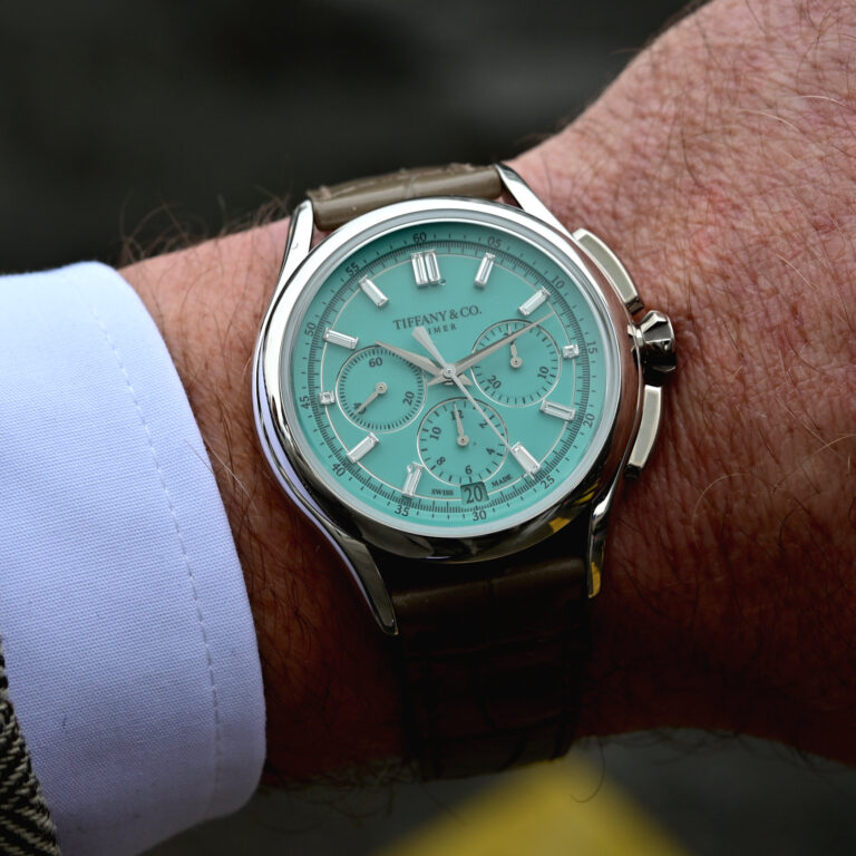 First Look: The Tiffany Timer, A Vibrant Tiffany Blue Chronograph