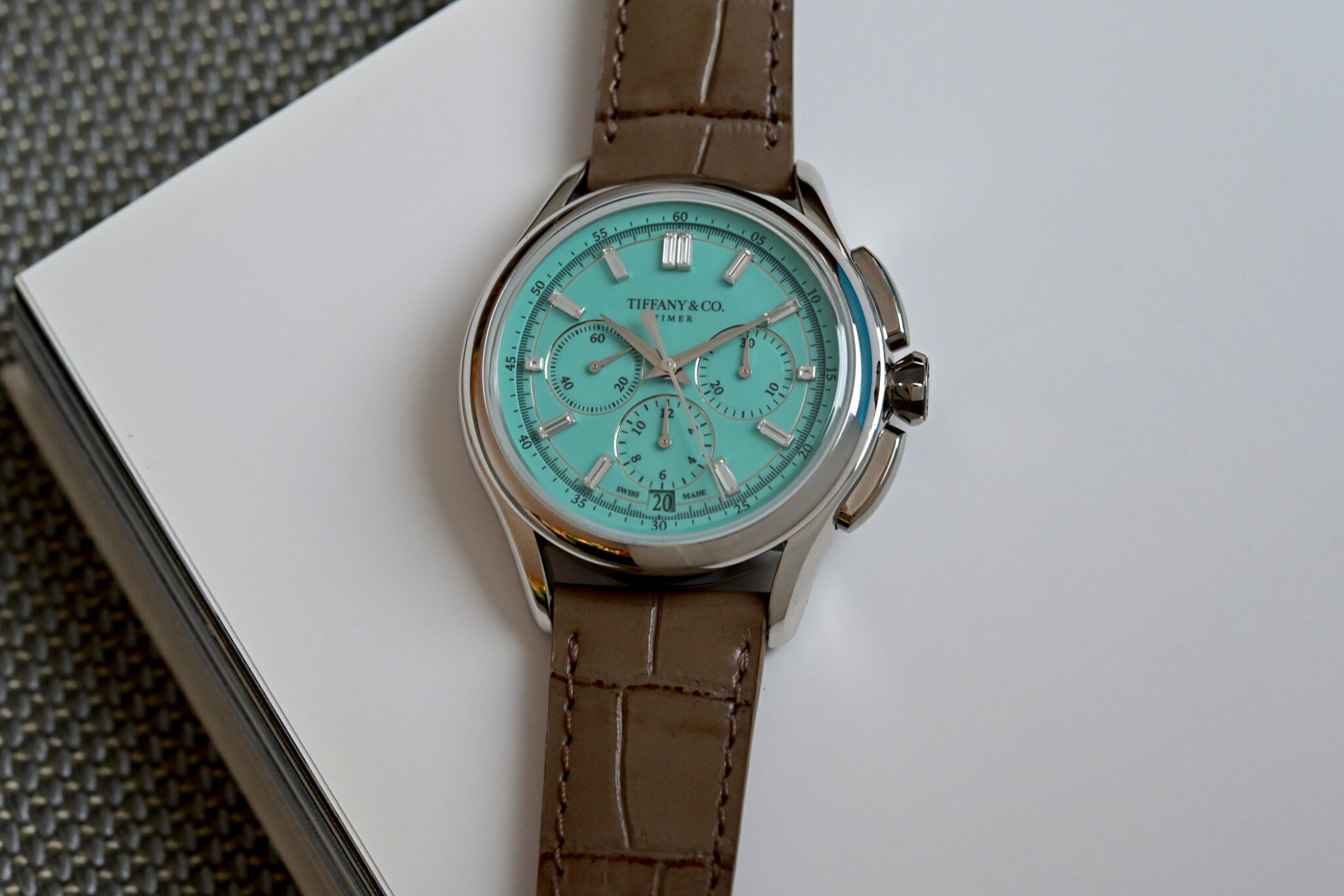 First Look: The Tiffany Timer, A Vibrant Tiffany Blue Chronograph