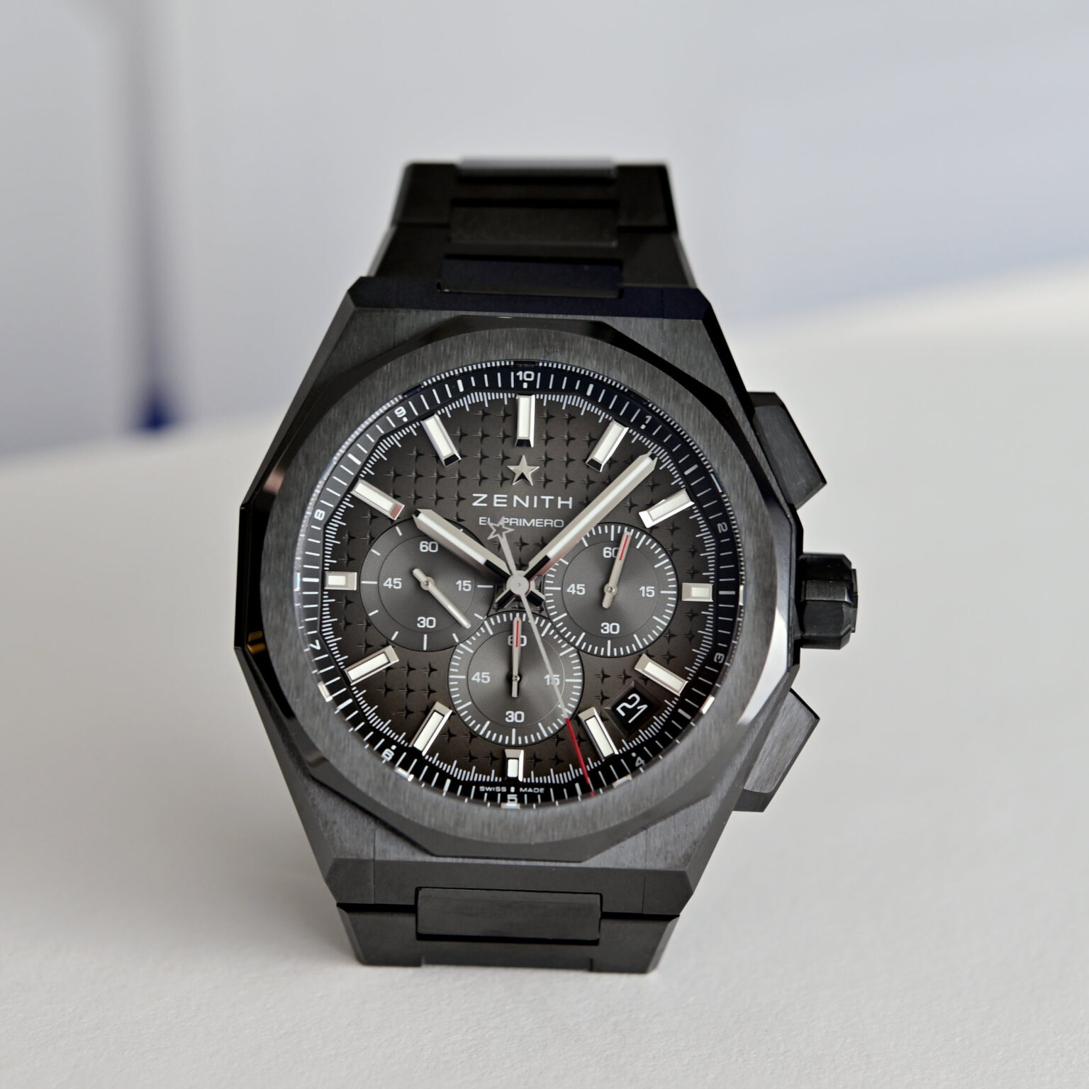 First Look: The Zenith Defy Skyline Chronograph In Black Ceramic