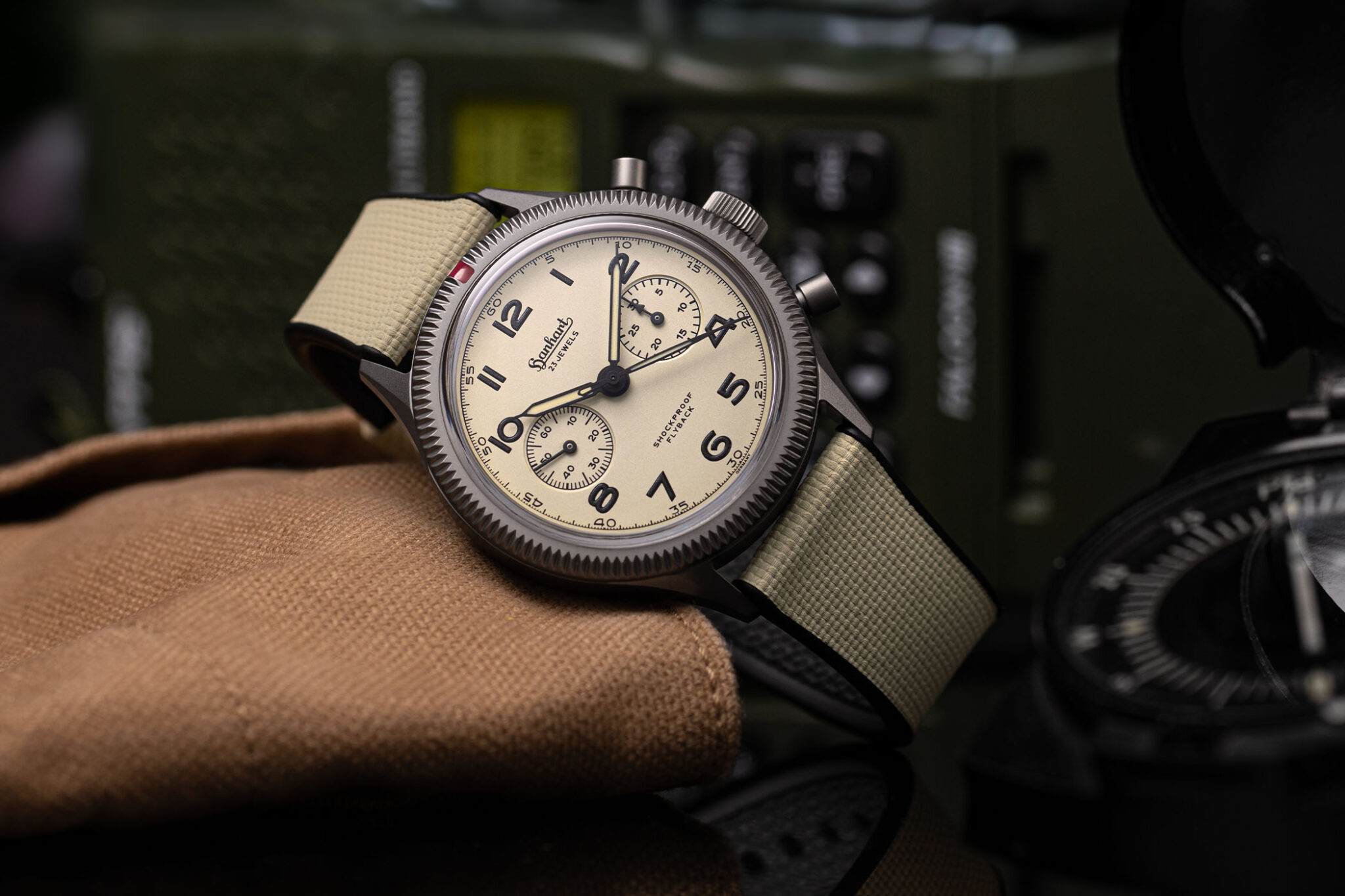 Introducing: The Hanhart 417 TI Desert Pilot, The Titanium Flyback Chrono