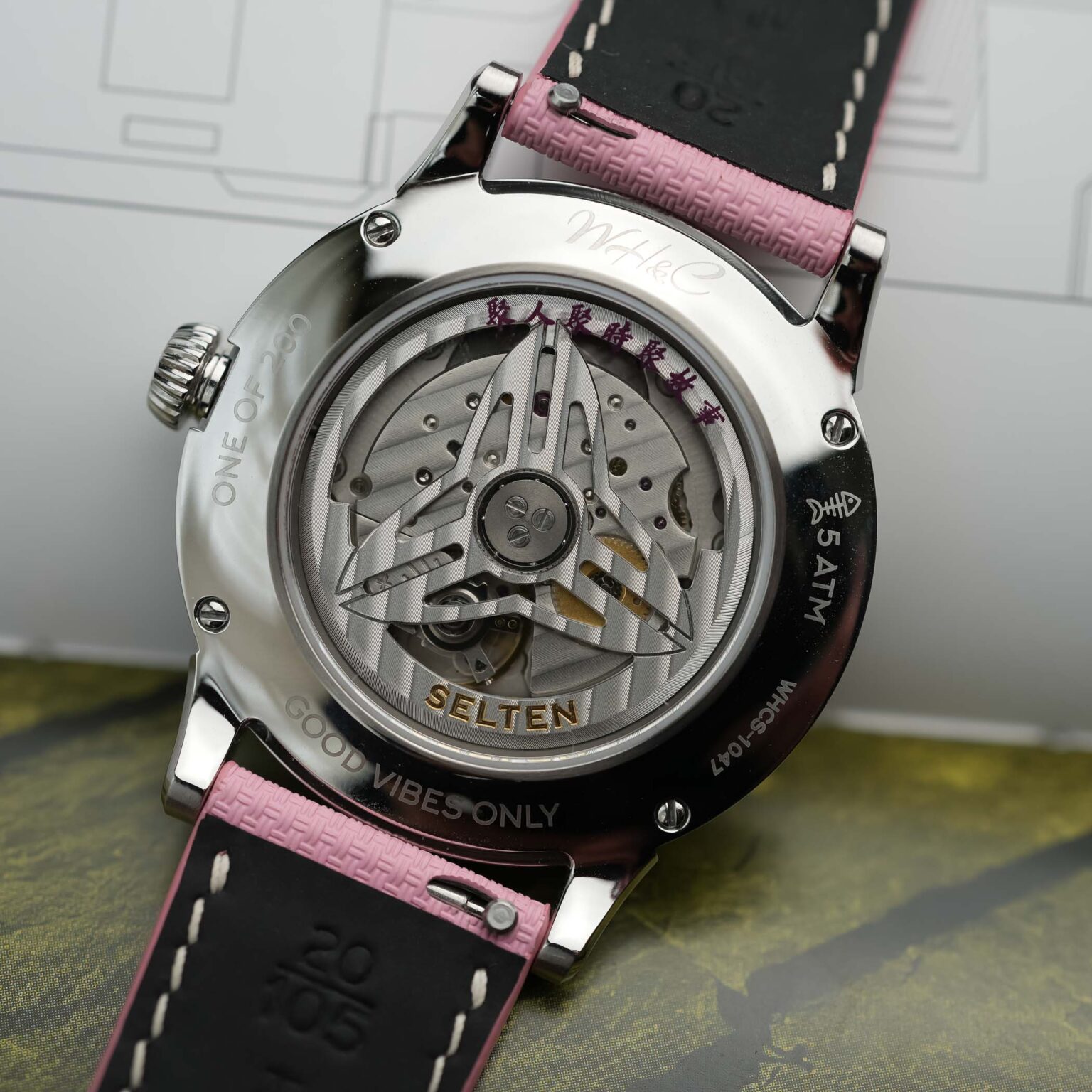 First Look: The Watch Ho & Co x Selten Jui Bauhinia in Pink and Purple MoP