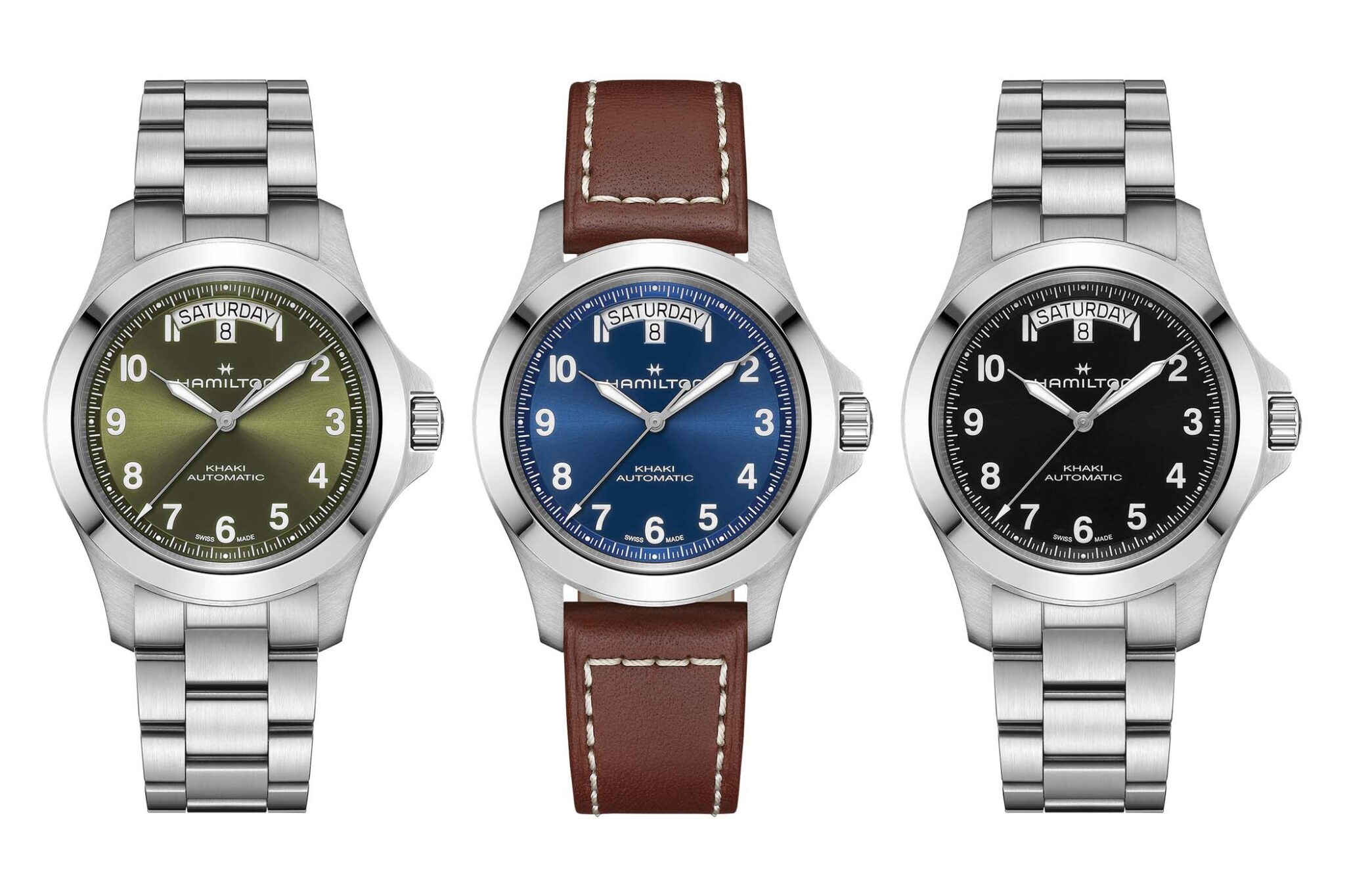 The Updated Hamilton Khaki Field King Collection - Monochrome Watches