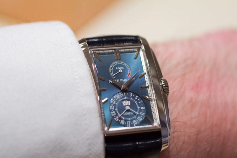 The New Patek Philippe ref. 5200G - Gondolo 8 Days with Day & Date ...