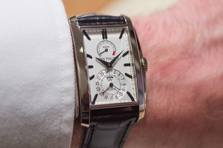 The New Patek Philippe ref. 5200G - Gondolo 8 Days with Day & Date ...