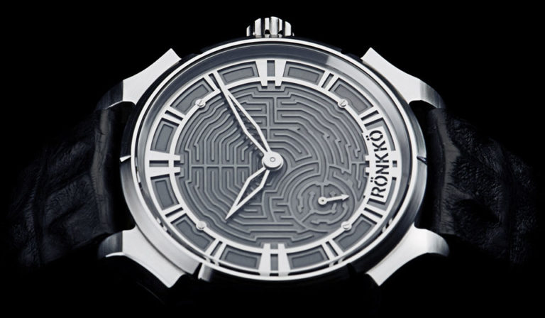 Steel Labyrinth by Finnish Watchmaker Antti Rönkkö - Monochrome Watches