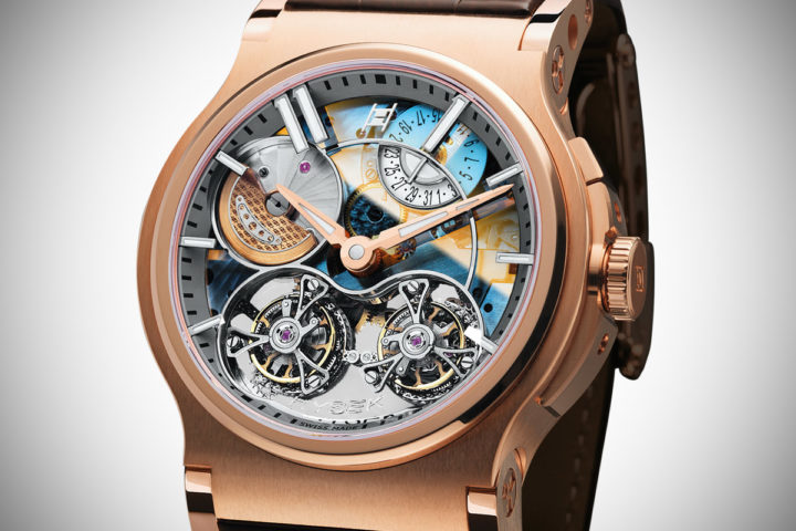 Hysek Verdict 46mm Double Tourbillon Sapphire Dial - Monochrome-Watches