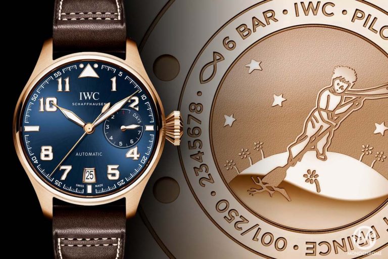 Introducing the IWC Big Pilot Le Petit Prince in Red Gold - Specs and ...