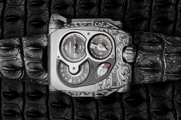 Introducing the URWERK EMC Pistol, unique engraved watches inspired by ...