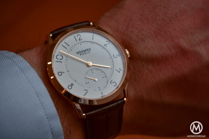 Hands-on with the Slim d’Hermès Email Grand Feu - Monochrome Watches