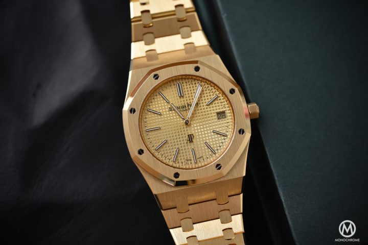 Hands-On: The AP Royal Oak Chronograph 41mm Yellow Gold 26240BA is a ...
