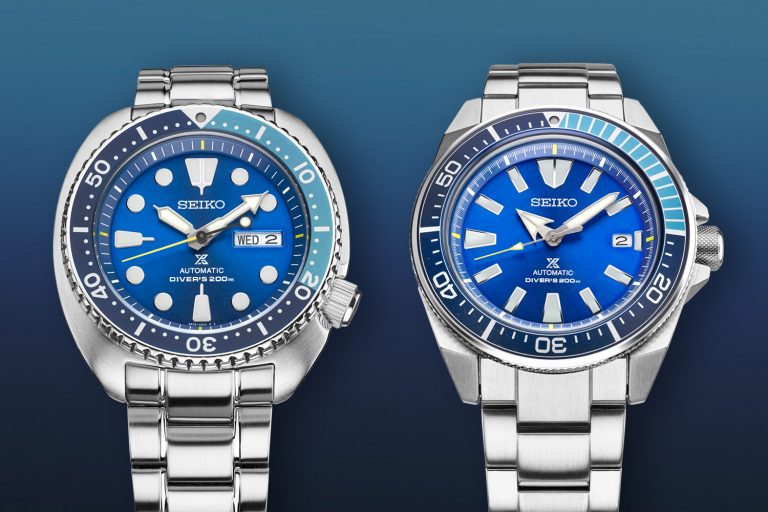 Introducing - Seiko Prospex Turtle SRPB11 and Samurai SRPB09 Blue ...