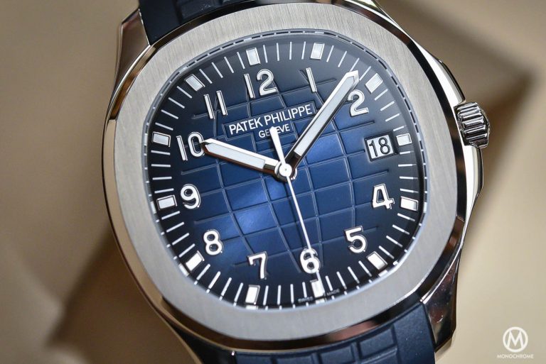 Patek Philippe Aquanaut Jumbo 5168G (Blue Dial, White Gold, 42mm)