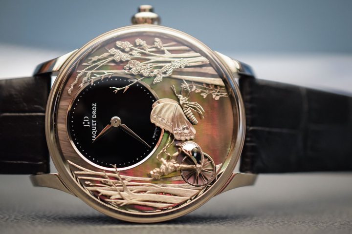 Jaquet Droz Loving Butterfly Automaton - Baselworld 2017 Hands-On ...