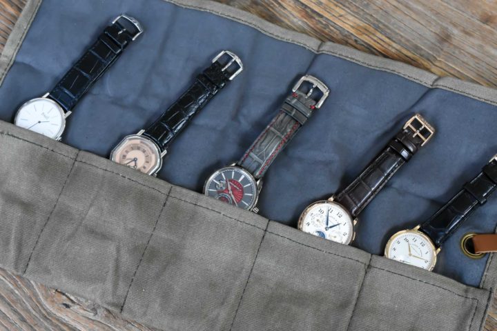Canvas Watch Roll - Your Watch Comes Out Polished - Monochrome Watches