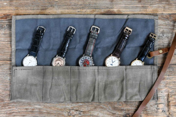 Canvas Watch Roll - Your Watch Comes Out Polished - Monochrome Watches