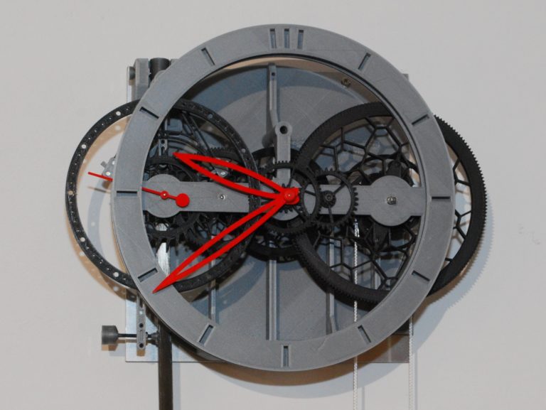 Introducing - The 3D-Printed Pendulum Clock From Ingénieur du Temps - Monochrome Watches