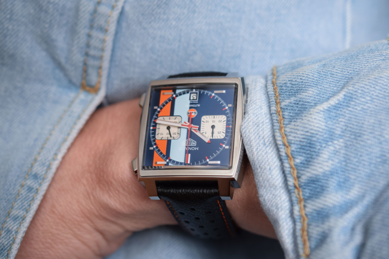 TAG Heuer Monaco Calibre 11 Gulf 50th Anniversary CAW211T - Review ...