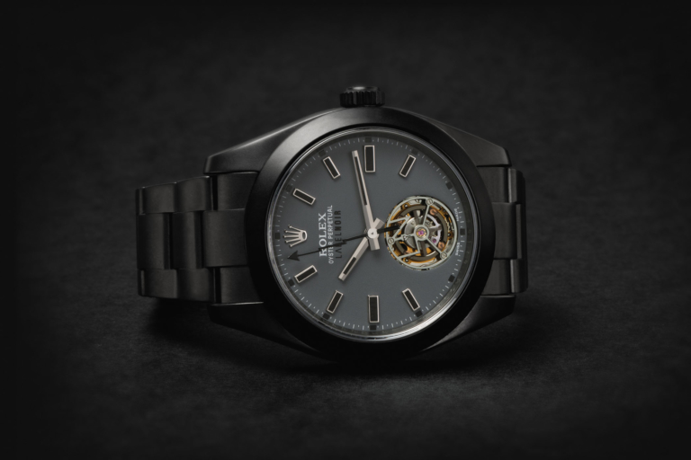 The First Rolex Tourbillon - Created by Customization company Label Noir