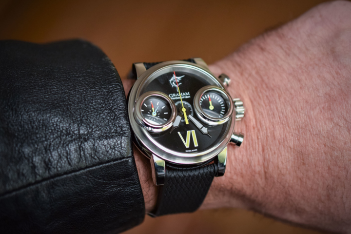 Hands-On - Graham Swordfish Chronograph 2018 Steel and Bronze models ...