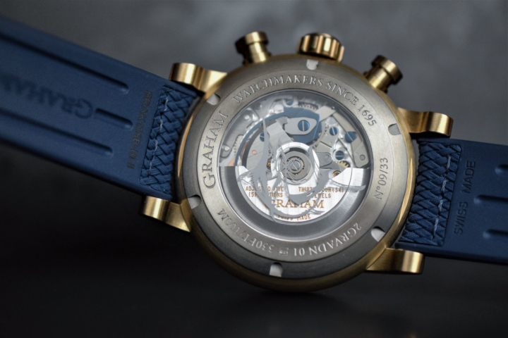 Hands-On - Graham Swordfish Chronograph 2018 Steel and Bronze models ...