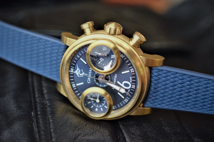 Hands-On - Graham Swordfish Chronograph 2018 Steel and Bronze models ...