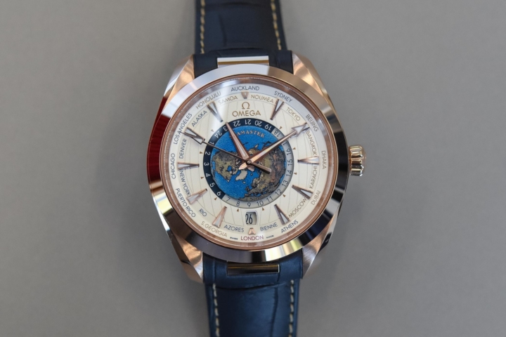 Hands-On - Omega Seamaster Aqua Terra Worldtimer Steel and Sedna Gold ...