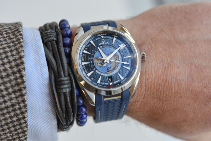 Hands-On - Omega Seamaster Aqua Terra Worldtimer Steel and Sedna Gold ...