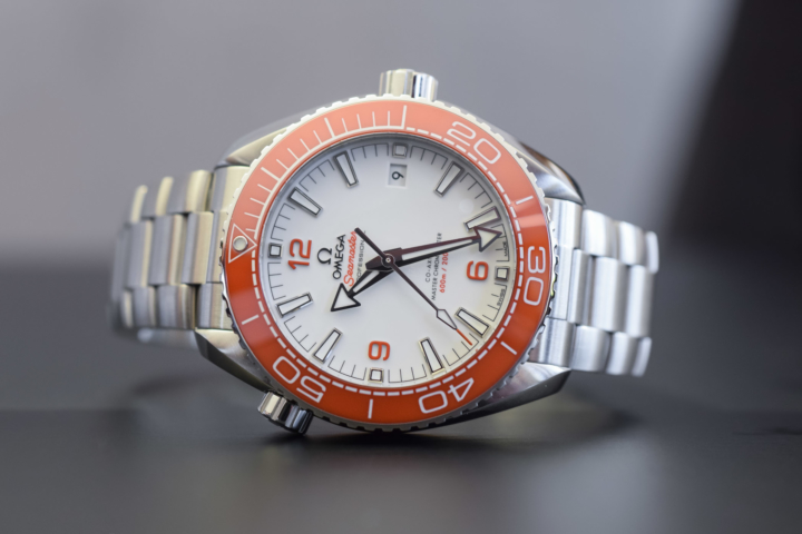 Hands-On - Omega Seamaster Planet Ocean 600m Orange Bezel White dial ...