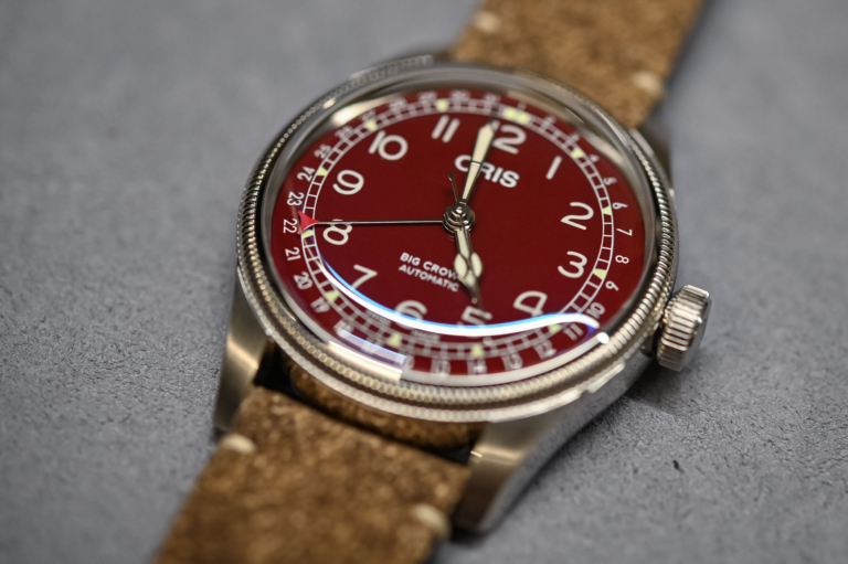 Hands-On - Oris Big Crown Pointer Date 40mm Oxblood Red Dial (Specs ...