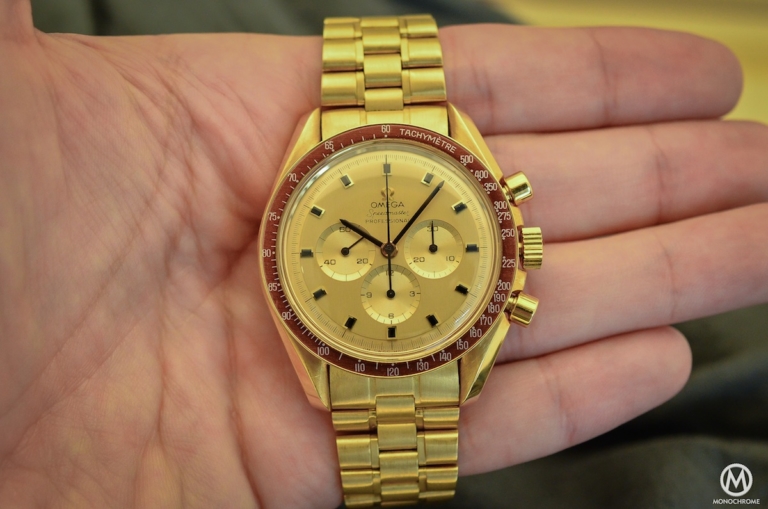 Hands-On - Omega Speedmaster Moonwatch Moonshine Gold Green Dial