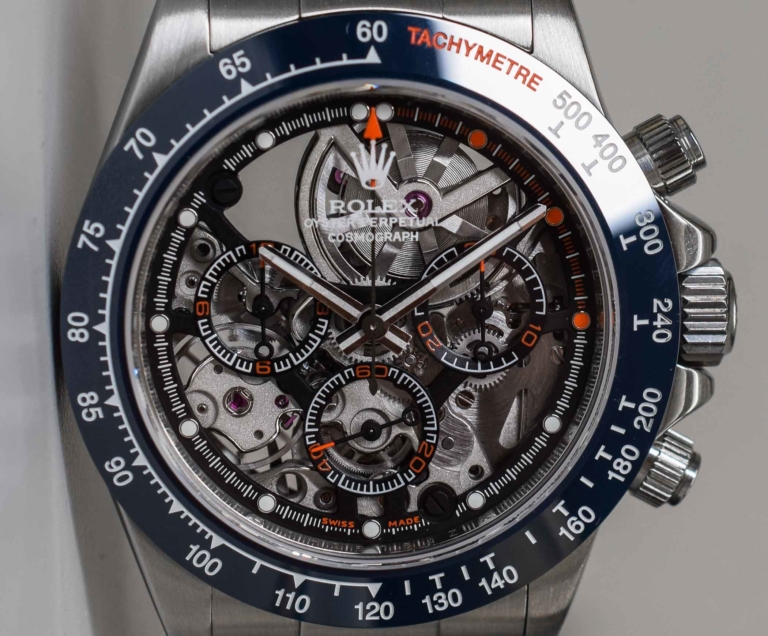 Artisans de Geneve La Blausee, Skeletonized and Hand-Wound Rolex ...