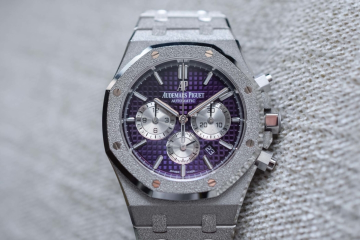 Audemars Piguet Royal Oak Chronograph Frosted Gold Purple - Review, Price