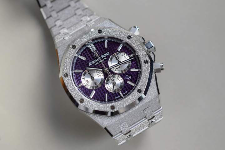 Audemars Piguet Royal Oak Chronograph Frosted Gold Purple - Review, Price