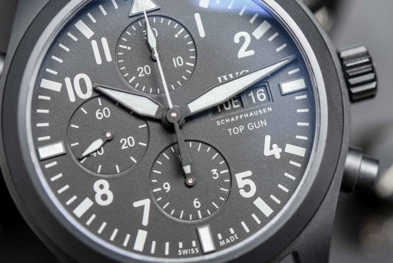 IWC Pilot's Watch Double Chronograph TOP GUN Ceratanium IW371815 ...