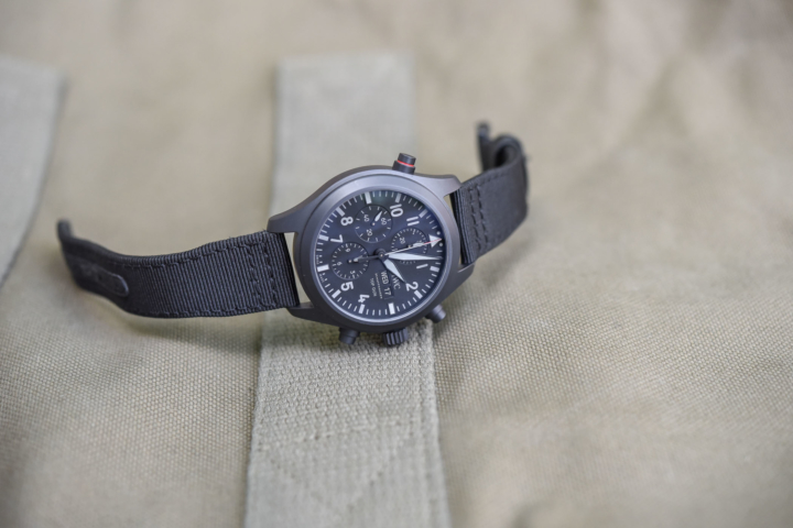 IWC Pilot's Watch Double Chronograph TOP GUN Ceratanium IW371815 ...