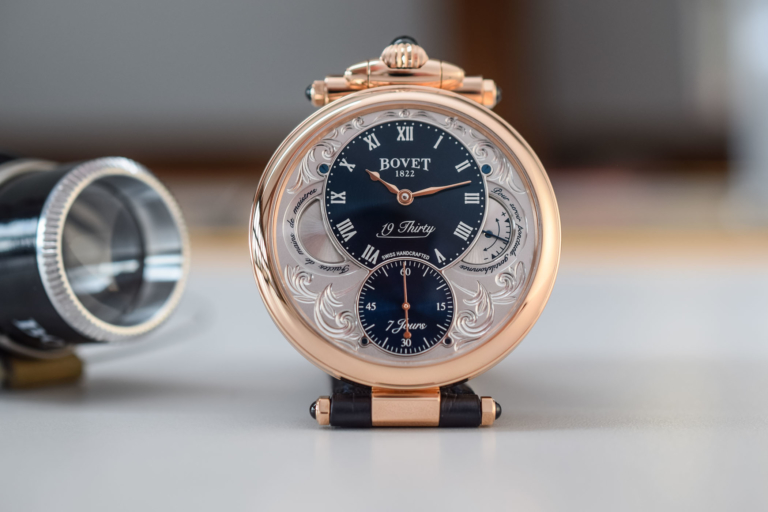 Bovet 19Thirty Fleurier Red Gold Engraved Dial / Review, Price