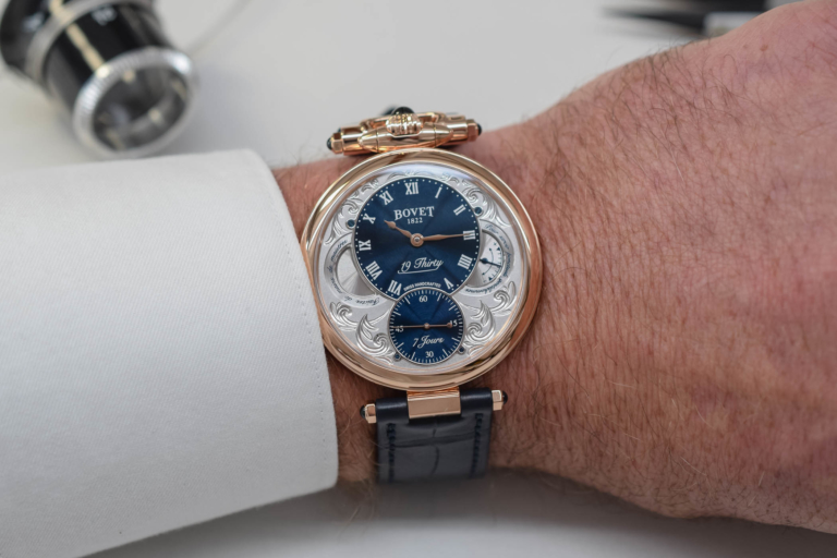 Bovet 19Thirty Fleurier Red Gold Engraved Dial / Review, Price