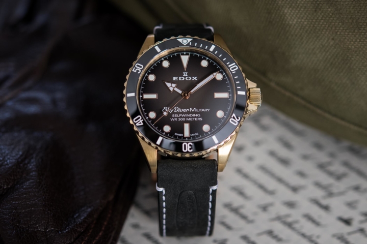 Edox SkyDiver Military Bronze Limited Edition // Introducing, Price