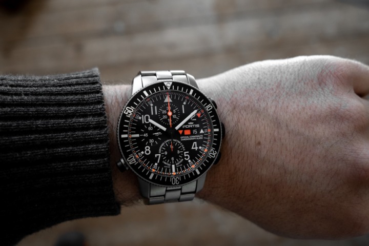 Fortis Official Cosmonauts Titanium Alarm Chronograph // Hands-On, Price