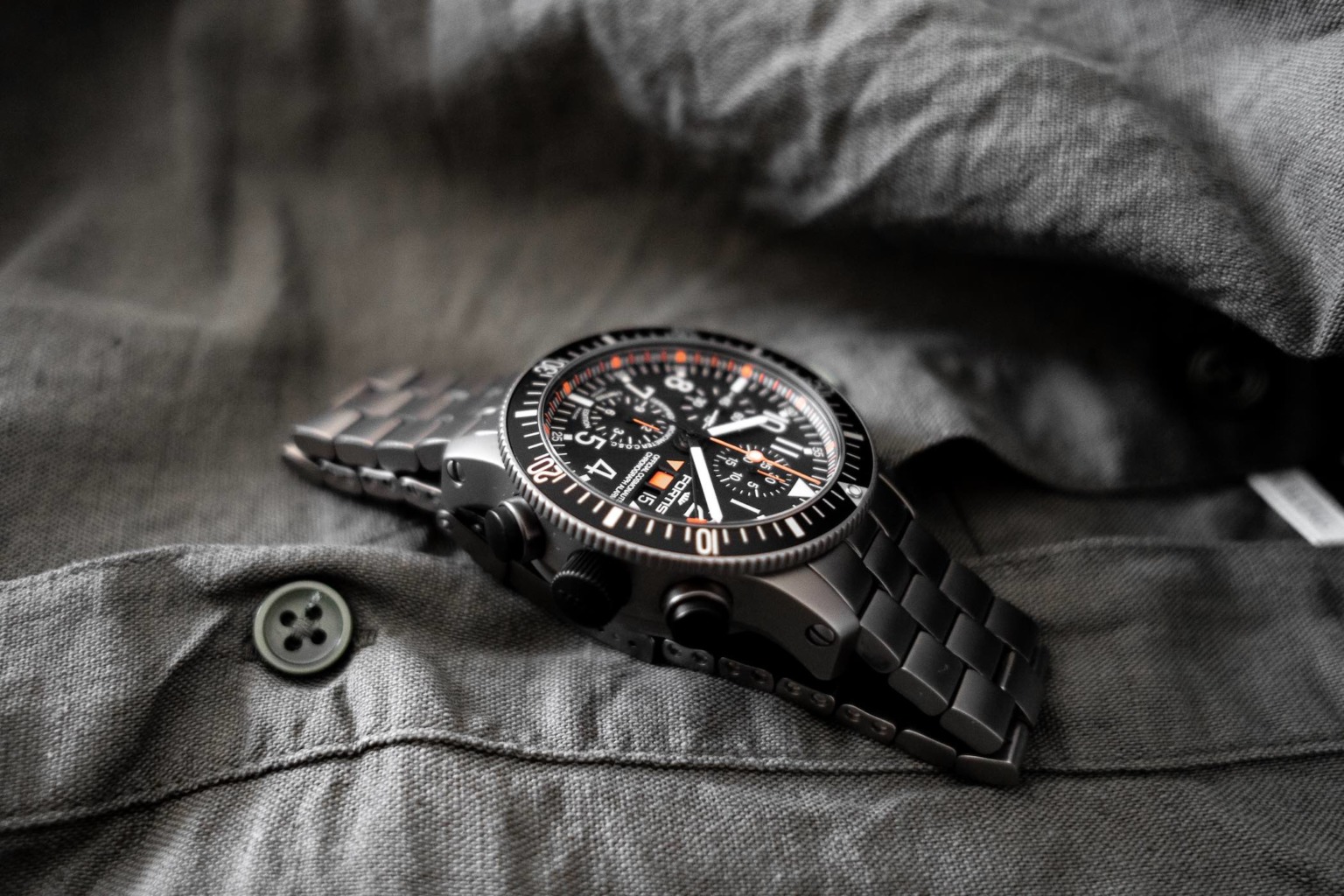 Fortis Official Cosmonauts Titanium Alarm Chronograph // Hands-On, Price