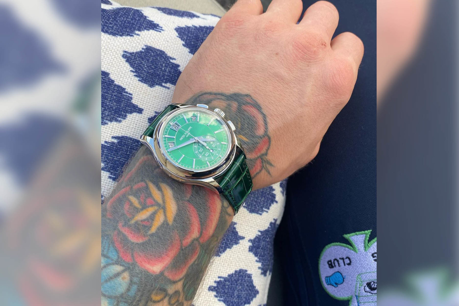 Spotted - Conor McGregor with a Stunning Green Patek Philippe 5905P