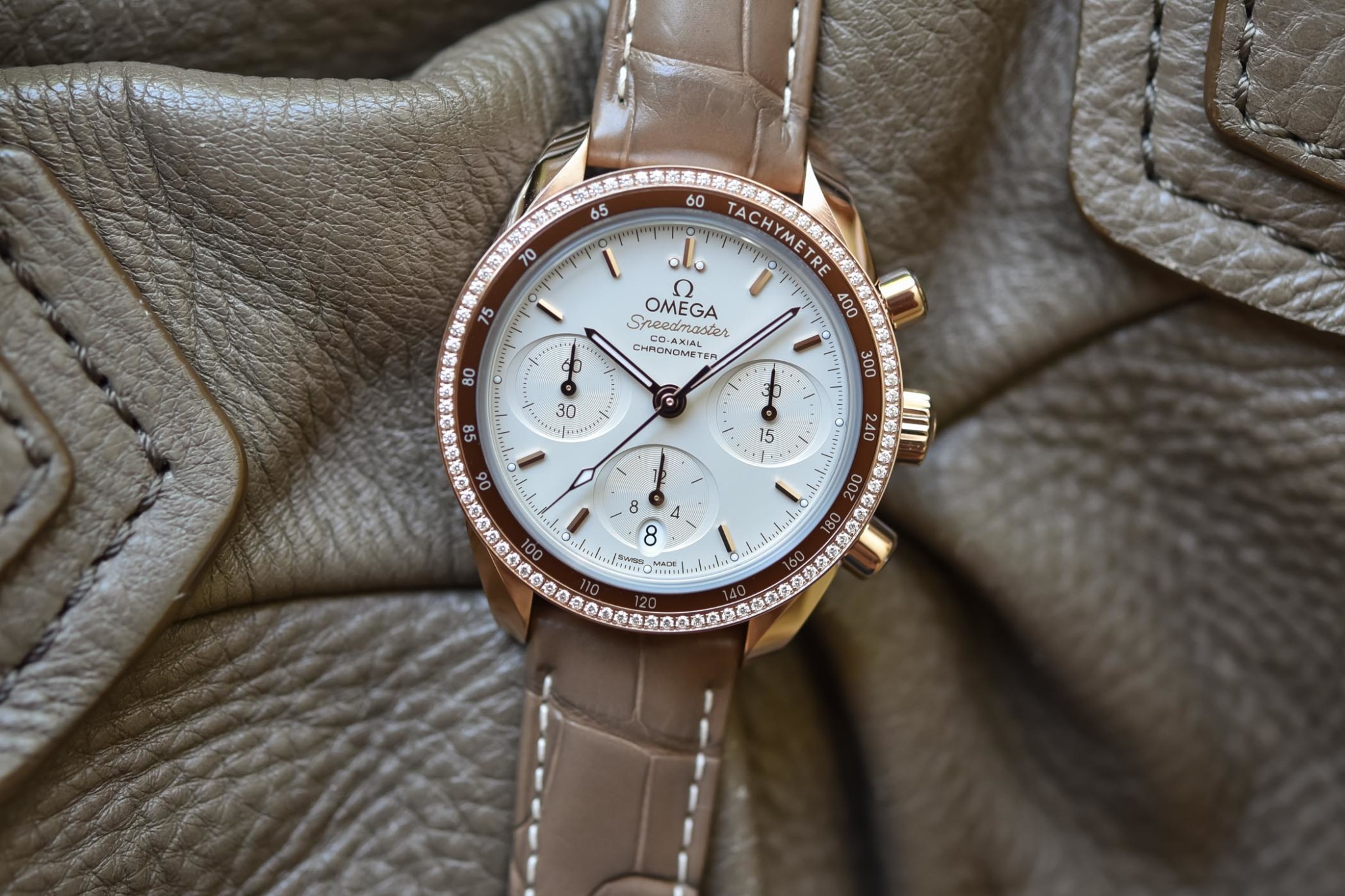 Omega Speedmaster 38 'Cappuccino' - Glamour and Resilience - Monochrome ...