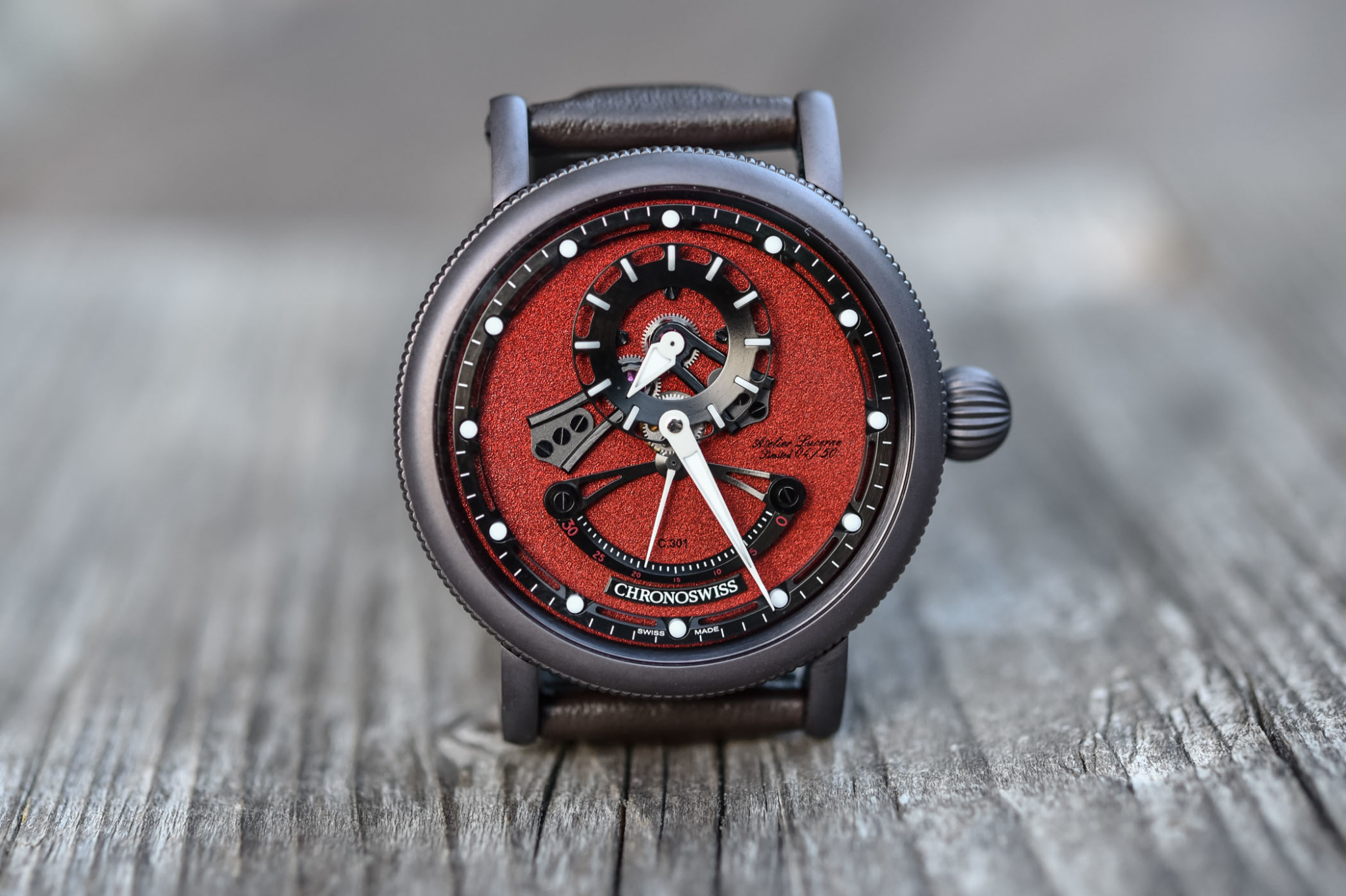 Chronoswiss Open Gear ReSec Chocolate - Hands-On, Price