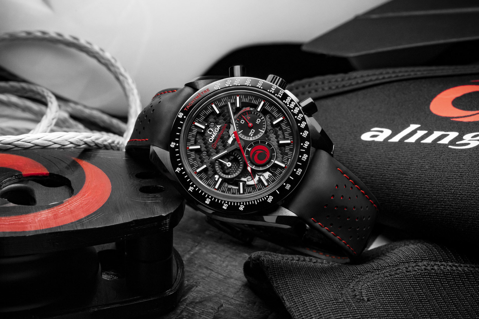 Introducing - Omega Speedmaster Dark Side of the Moon Alinghi