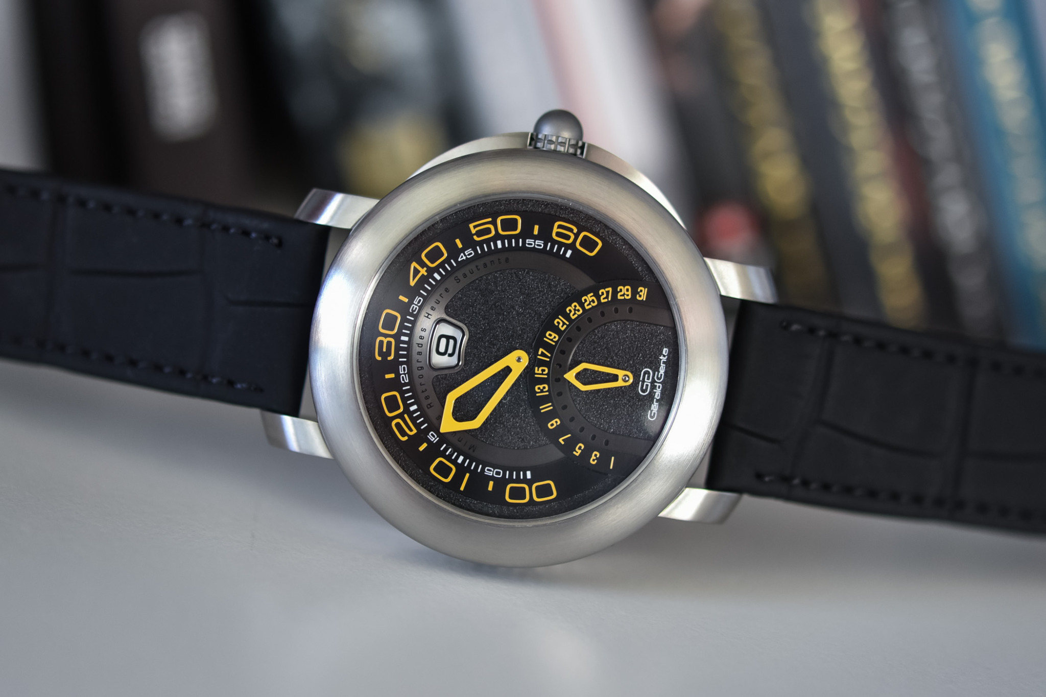 Introducing - Gerald Genta Arena Bi-Retrograde Anthracite