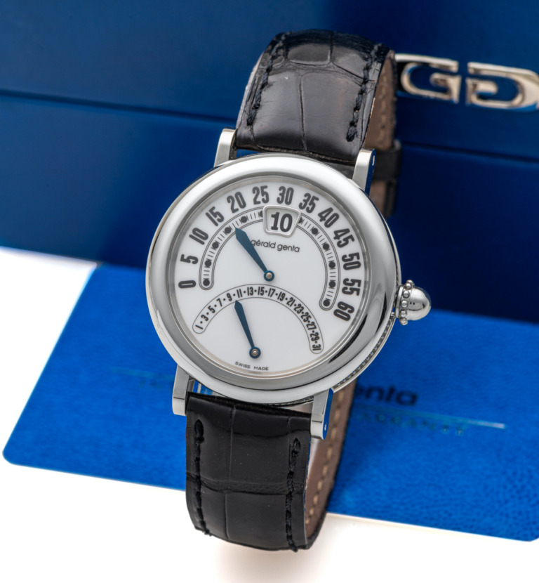 Introducing - Gerald Genta Arena Bi-Retrograde Anthracite
