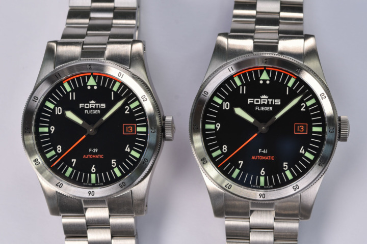 Fortis Flieger F-41 and F-39 Automatic - Hands-On, Price